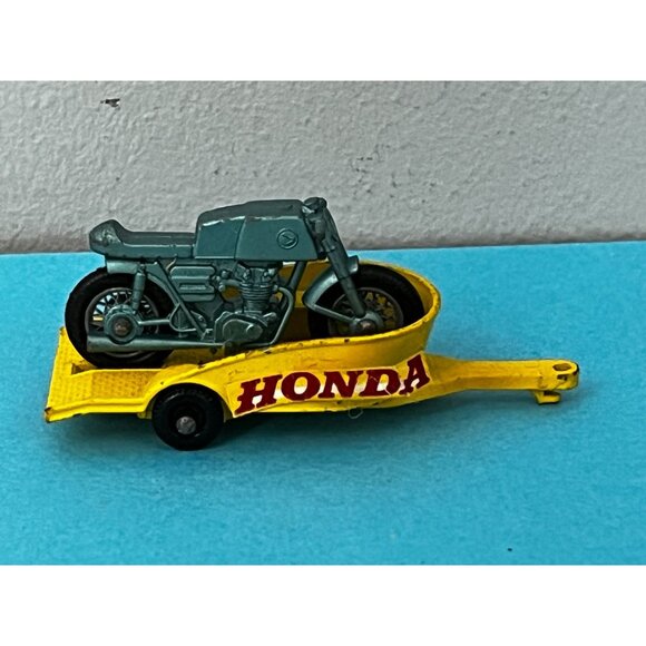 Toys | Vintage Matchbox Superfast No36 Honda Motorcycle And Trailer ...